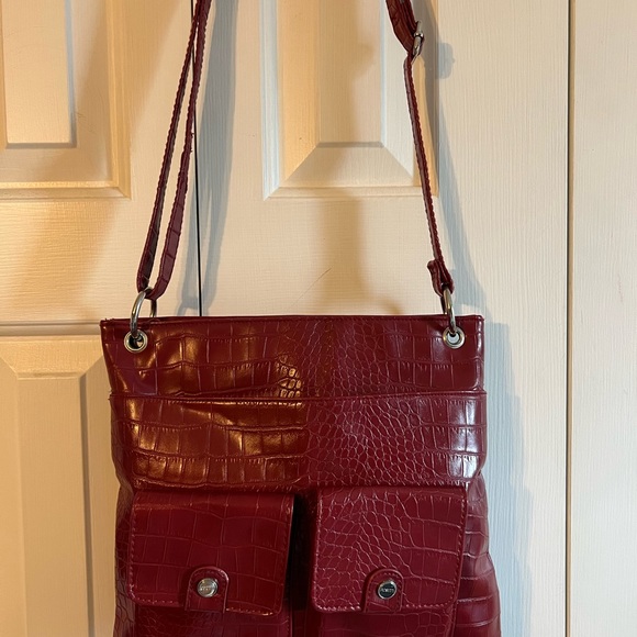 Rosetti | Bags | Nwot Rosetti Red Faux Crocc Embossed Shouldercrossbody ...